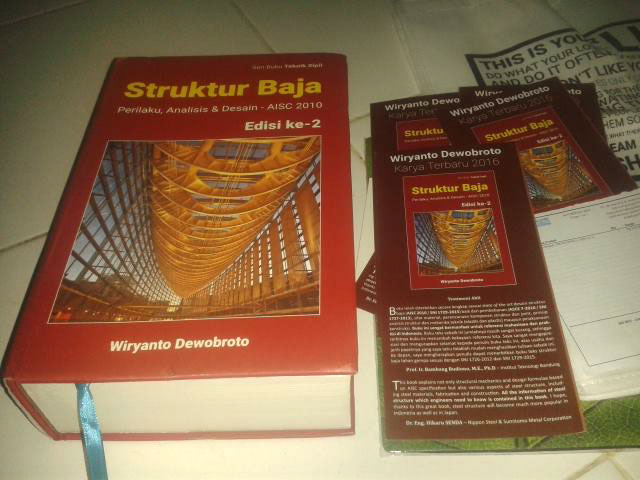Testimoni Buku Struktur Baja Edisi ke-2 – The Work of Wiryanto Dewobroto